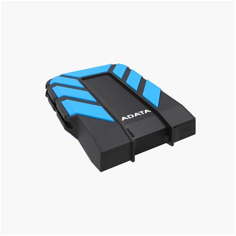 External Harddisk Adata Hd710m Blue 3d Model 29 3ds Max Fbx Obj
