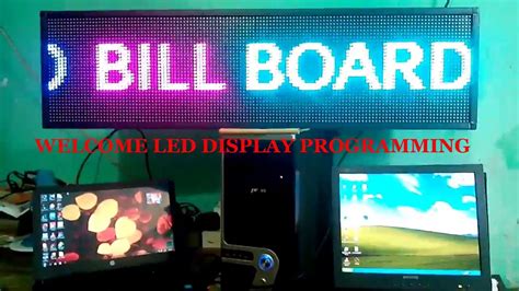 How To Program Led Display Board Youtube