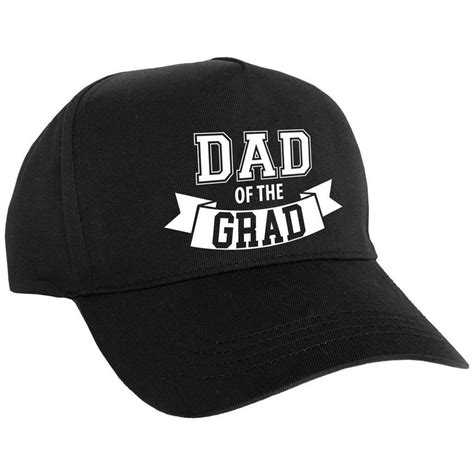 Black And White Grad Dad Baseball Cap Party City