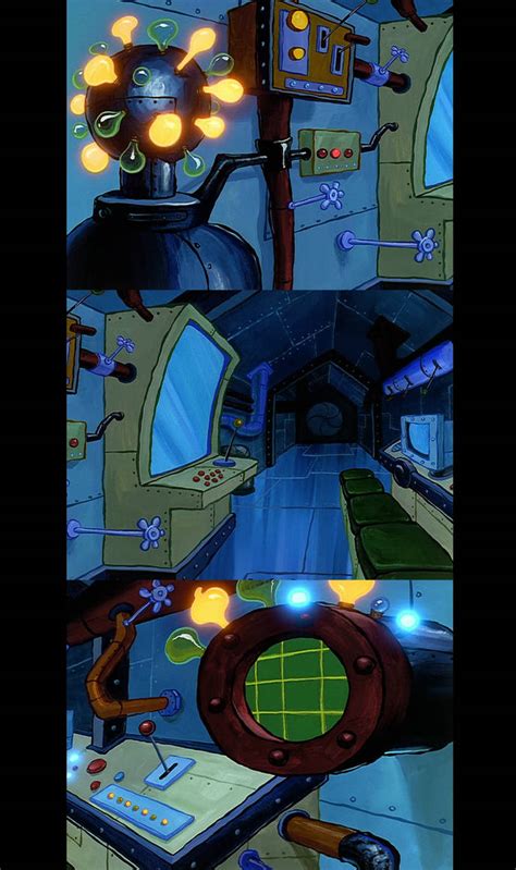 Spongebob Rocket Control Room By Mdwyer5 On Deviantart