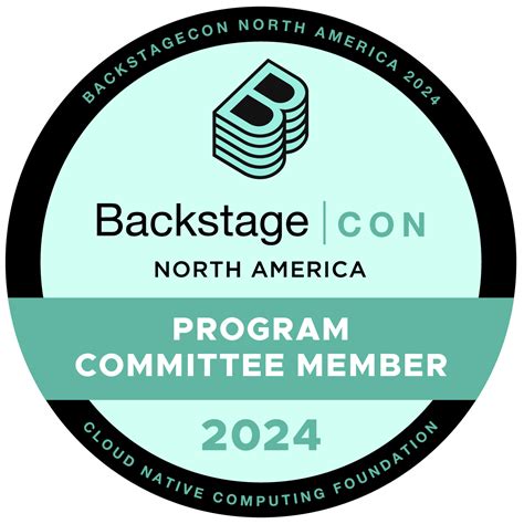 BackstageCon NA 2024 Program Committee Member Badge Credly