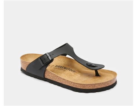 Birkenstock Unisex Gizeh Narrow Fit Sandals Black Au