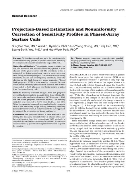 Pdf Projection Based Estimation And Nonuniformity Correction Of