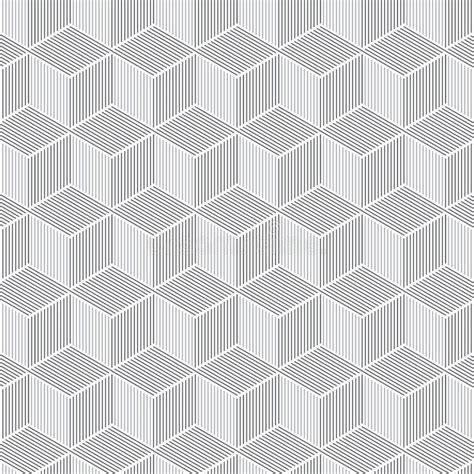 Vector Pattern Linear Geometric Tiles With Hexagonal Elements Stock Vector Illustration Of