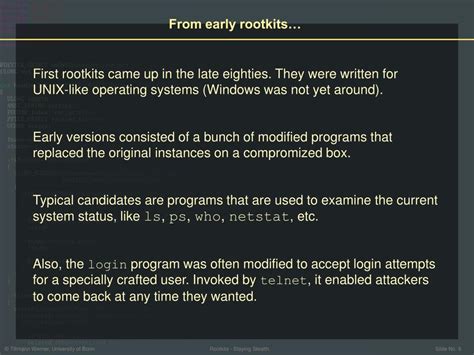 PPT Rootkits Avoiding Detection PowerPoint Presentation Free Download ID
