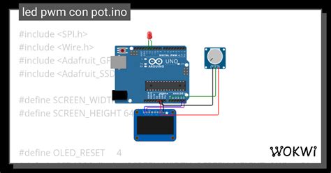 Led Pwm Con Pot Ino Wokwi ESP32 STM32 Arduino Simulator