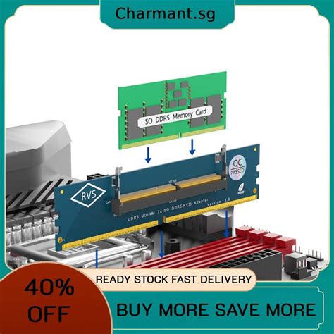 Laptop SO DDR5 RAM To Desktop DDR5 U DIMM Adapter DDR5 Memory RAM Adapter Card Shopee Singapore