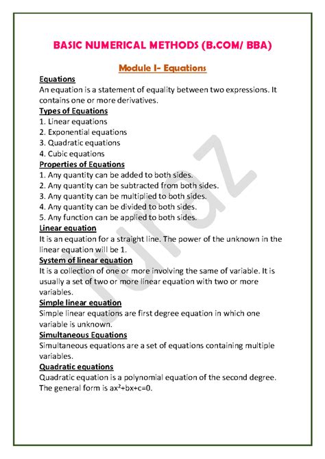 Bnm Notes 2022 Juraz 221220 224734 Basic Numerical Methods B Bba