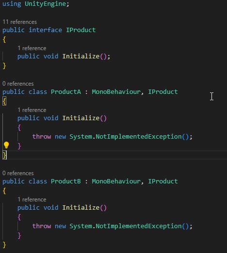Factory Patter For Unity Runity3d