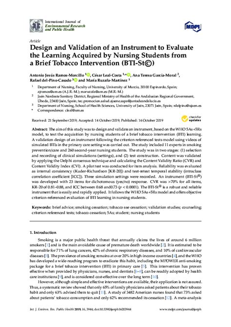 Pdf Design And Validation Of An Instrument To Evaluate Educational Apps And Creation Of A