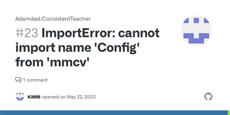 Importerror Cannot Import Name Config From Mmcv · Issue 23