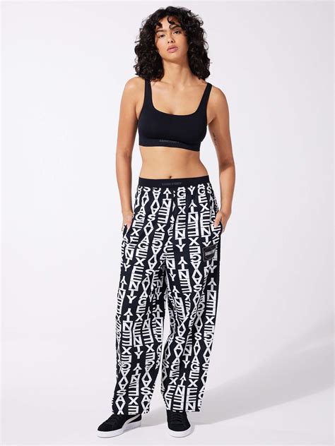 Leisure X Oversized Pant In Black And Multi Savage X Fenty