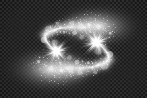 투명한 배경에 혜성 밝은 별 별이 빛나는 아름다운 길 유성 혜성 꼬리 유성이 날아갑니다 공간 객체 0명에 대한 스톡 벡터 아트 및 기타 이미지 Istock