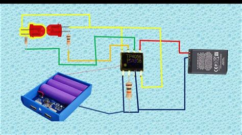 Power Bank Battery Charger Tp4056 Circuit Youtube