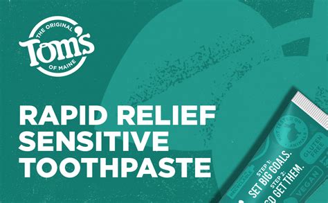 Toms Of Maine Fluoride Free Rapid Relief Sensitive Toothpaste Fresh