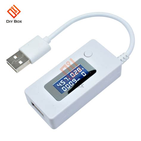 Lcd Usb 감지기 전압계 전류계 모바일 전원 충전기 용량 테스터 미터 전압 전류 충전 모니터 3v 7v Dc 3 7v Lcd Usb 검출기 전류계 전류계 용량 테스터