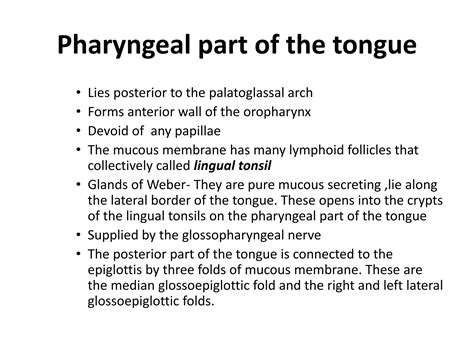 Tongue Developmentanatomyprosthetic Consideration Ppt