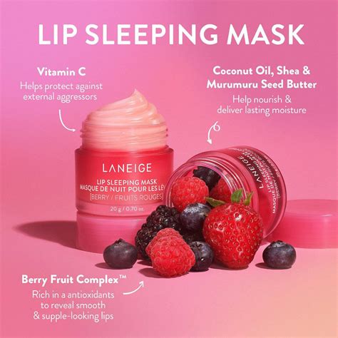 Laneige Lip Sleeping Mask Pink Lemonade Swirl Volare Makeup