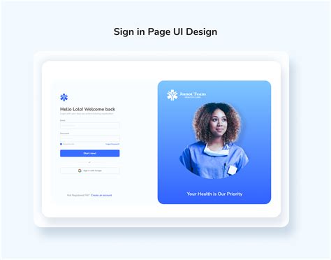 Signin Page Ui Design On Behance
