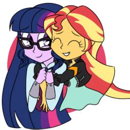 Sunset Shimmer X Sci Twi Fimfiction