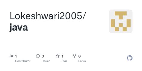 Github Lokeshwari2005java