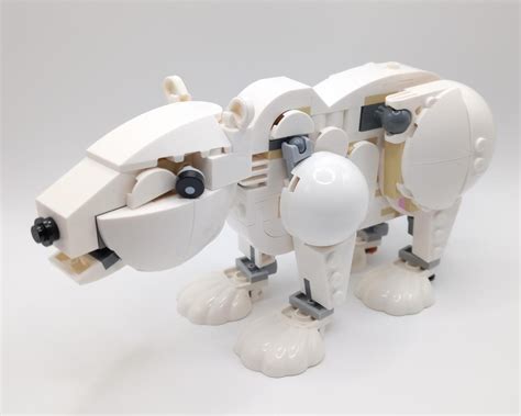 Lego Moc 31133 Polar Bear By Dafeld Rebrickable Build With Lego