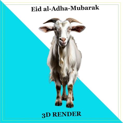 Premium Psd Eid Al Adha Goat