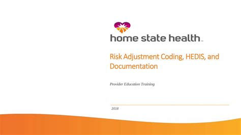 pdf risk adjustment coding hedis and documentation risk