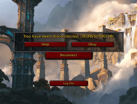 Wow51900118 Error Code Shows Maintenance Downtime No Downtime Status Or Notice Rwow