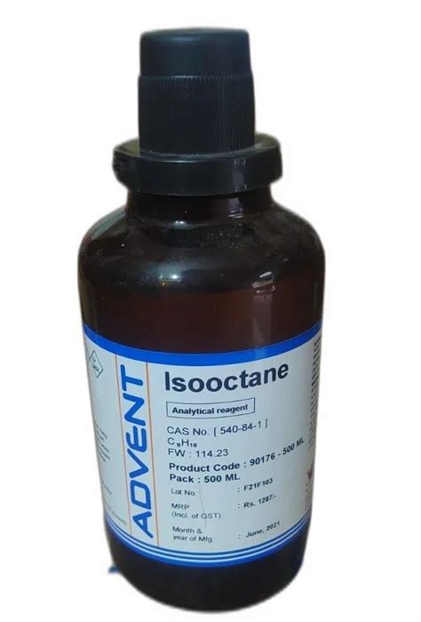 Isooctane Chemical Liquid Grade Standard Analytical Grade At ₹ 1287