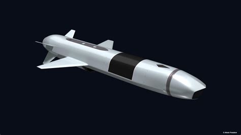 Naval Strike Missile 3d Model By Akela Freedom