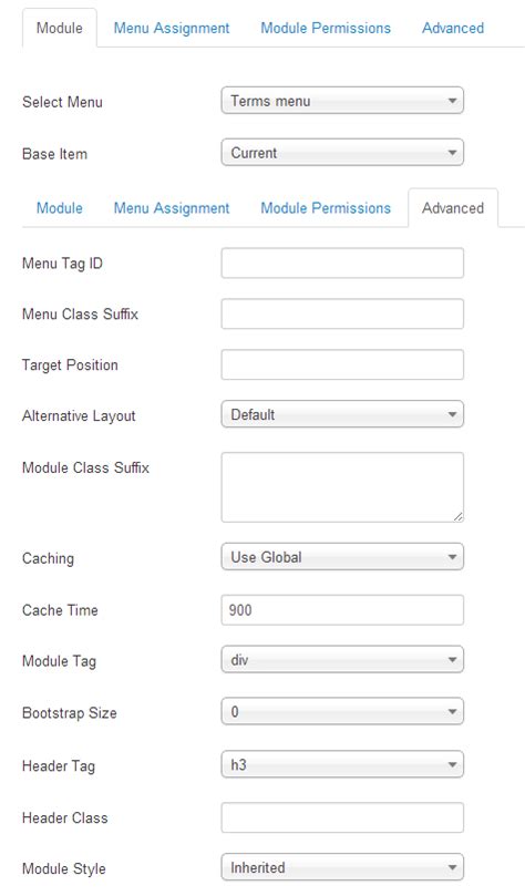 joomla modules configuration 002061
