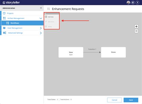 Create And Define A Workflow With The Canvas Blueprint Online Help
