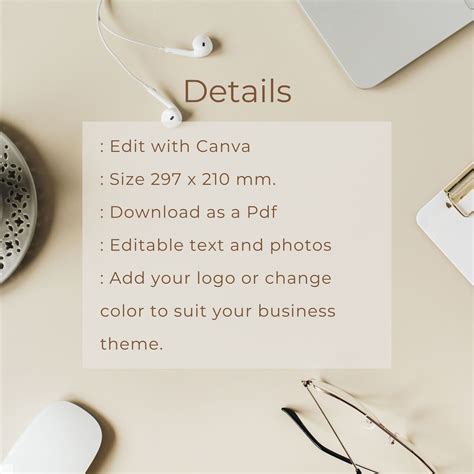 Massage Trifold Brochure I Massage Therapist Brochure Printable