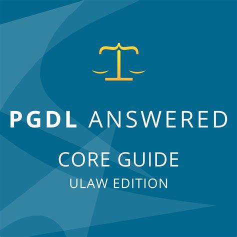 Pgdl Answered Core Guide Ulaw Edition — Law Answered