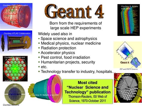 ppt mostly about geant4 physics powerpoint presentation free