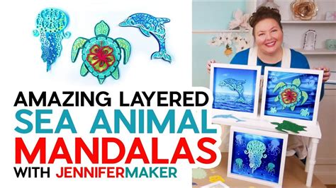 Easy Diy Coastal Home Decor Framed Sea Animal Mandalas Sea Animals