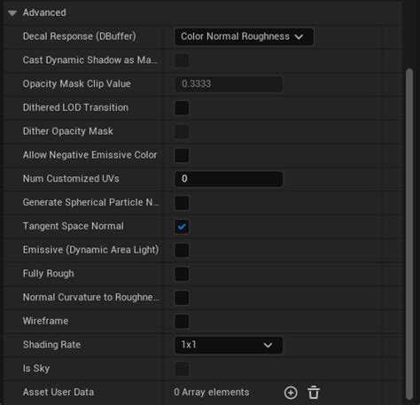 Unreal Engine Material Properties Unreal Engine 5 4 Documentation