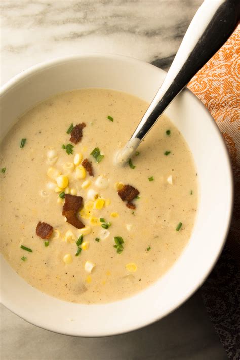 Summer Corn And Bacon Chowder
