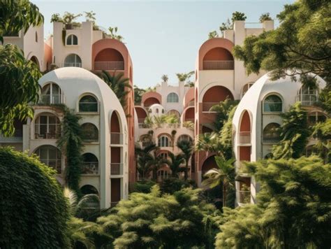 Premium Ai Image Contrasting Architectural Styles Come Together In A
