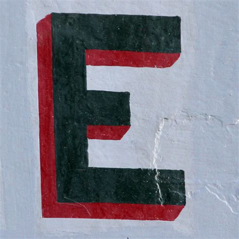 Letter E A Photo On Flickriver