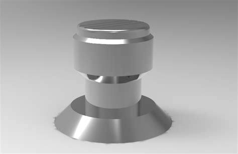 Autodesk Inventor Ipt File 3d Cad Model Of Positioning Knob D Mm5h7