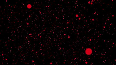 Red Particals Falling Like A Snow Black Screen Background Video Video