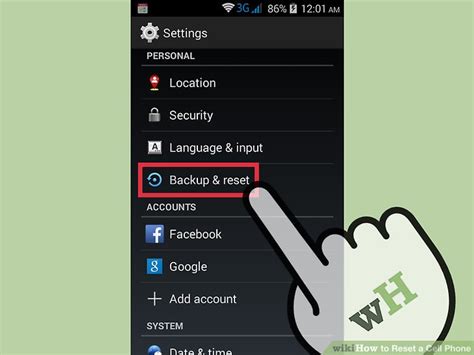 8 Easy Ways To Reset A Cell Phone With Pictures Wikihow