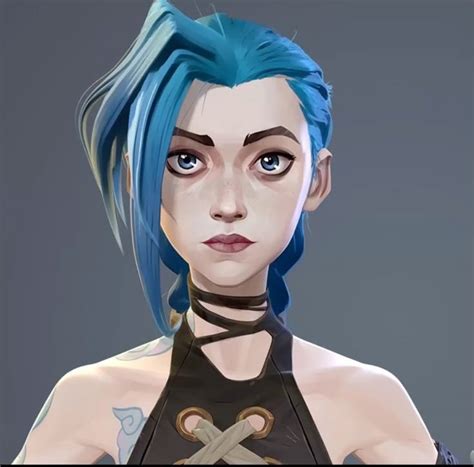 Arcane Jinx Drawing Hair Tutorial Art Reference Poses Art Reference