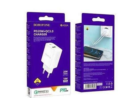 Сзу 1usb Usb Type C Borofone Ba55a Pd20w Qc3 0 Вся Россия