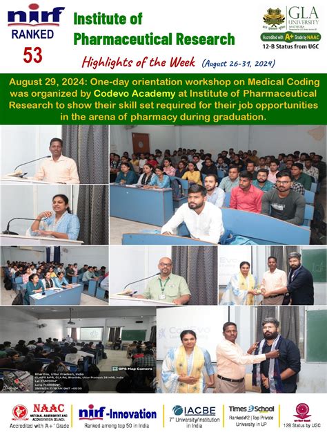 Ipr Gla University On Linkedin Weekly News Of Ipr Gla University Mathura