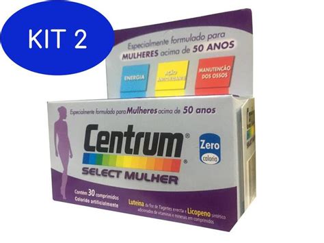 Kit Multivitam Nico Centrum Select Mulher Cpr Acima Multivitam Nico Polivitam Nico