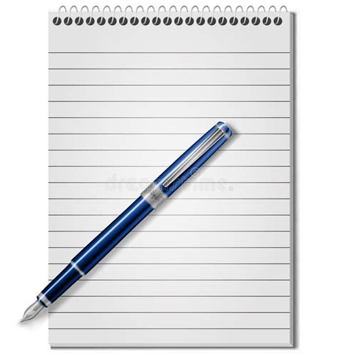 Notebook And Pen Stock Vector Illustration Of Design 46482757