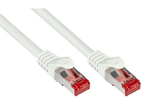 Good Connections S Ftp Pimf Pvc 250mhz Weiß Netzwerkkabel 1 Meter Mediamarkt
